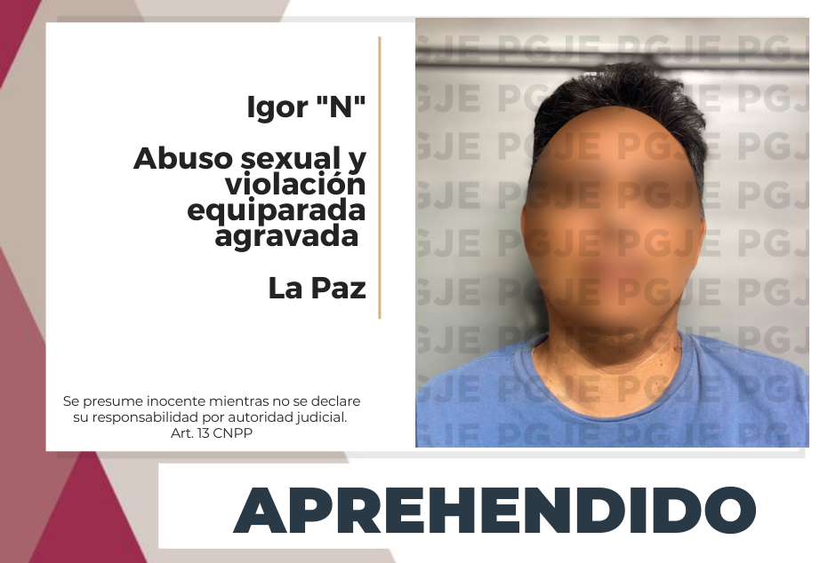 Aprehenden A Sujeto Imputado Por Abuso Sexual Y Violación Equiparada