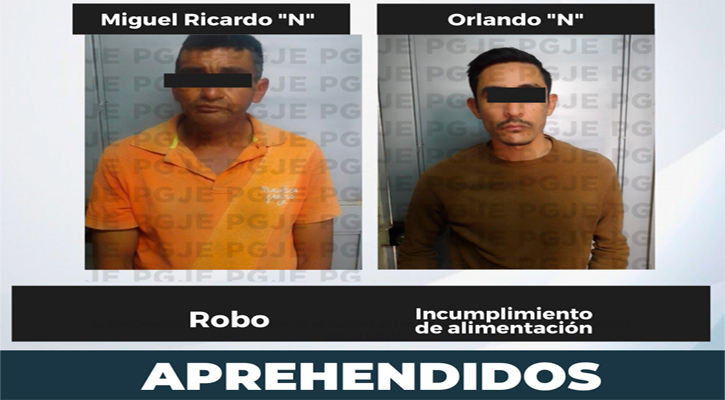 Detienen A Dos Sujetos Por La Comisión De Delitos En La Paz