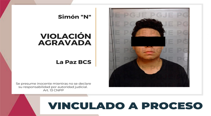 Prisión preventiva y vinculado a proceso por violación agravada en La Paz