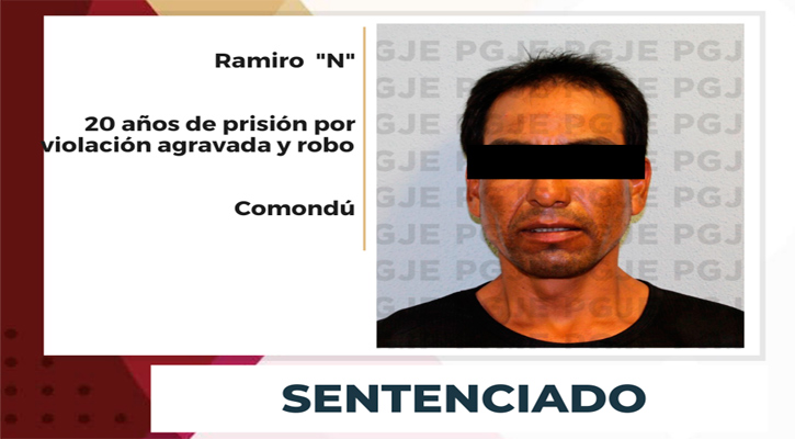 Condenan A 20 Años De Prisión A Sujeto Culpable De Violación Agravada Y