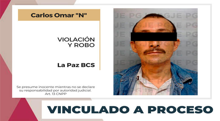 Prisión preventiva y vinculación a proceso para imputado por violación y robo en agravio de una ...