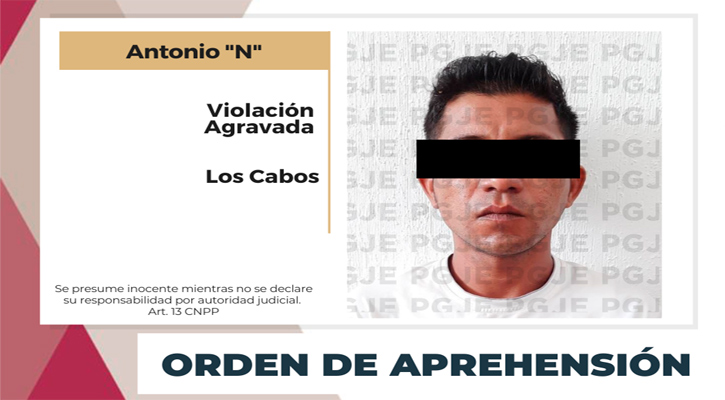 Cumplimentan orden de aprehensión contra imputado por violación en SJC Cumplimentan orden de aprehensión contra imputado por violación en SJC