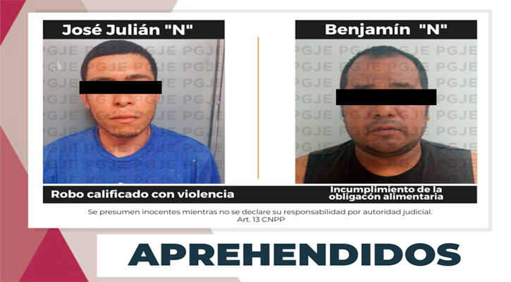 Aprehenden A 2 Sujetos Por La Comisión De Delitos