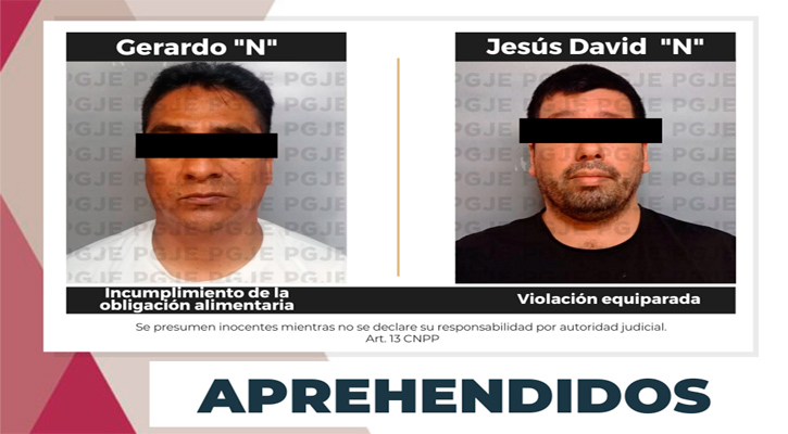 Cumplimentan 2 órdenes De Aprehensión Por Delitos Contra La Libertad