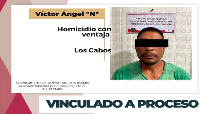 Vinculan a proceso a “El Chanclas” por homicidio en CSL Vinculan a proceso a “El Chanclas” por homicidio en CSL