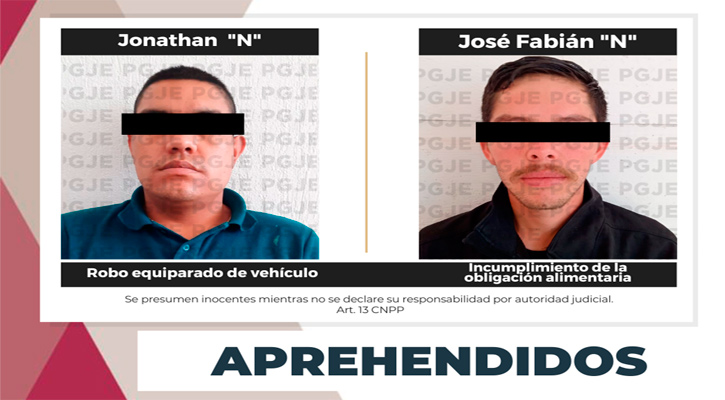 Detienen A Par De Sujetos Por Su Probable Responsabilidad En Delitos En