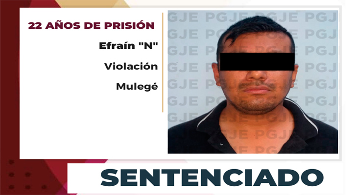 Sentenciado A 22 Años De Prisión Sujeto Culpable De Violación En