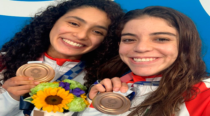Se quedaron con el bronce Gaby Agúndez y Alejandra Orozco en la Copa del Mundo de Montreal