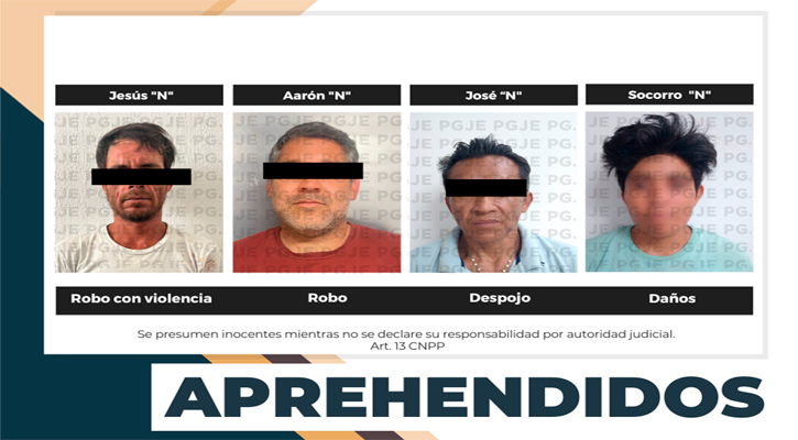 Aprehenden a 4 personas por la comisión de diversos delitos en CSL, SJC ... Aprehenden a 4 personas por la comisión de diversos delitos en CSL, SJC ...